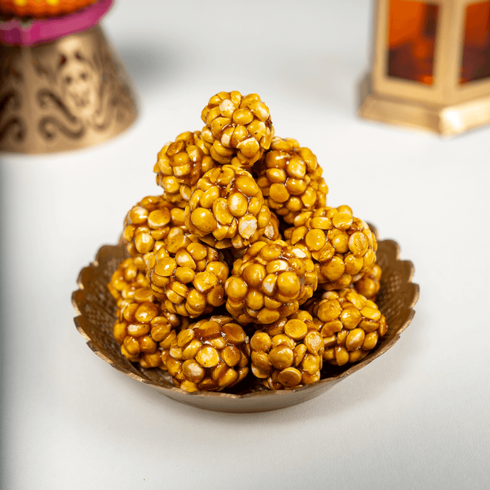 Pottu Kadalai Urundai – Shree Anandhaas Sweets & Snacks